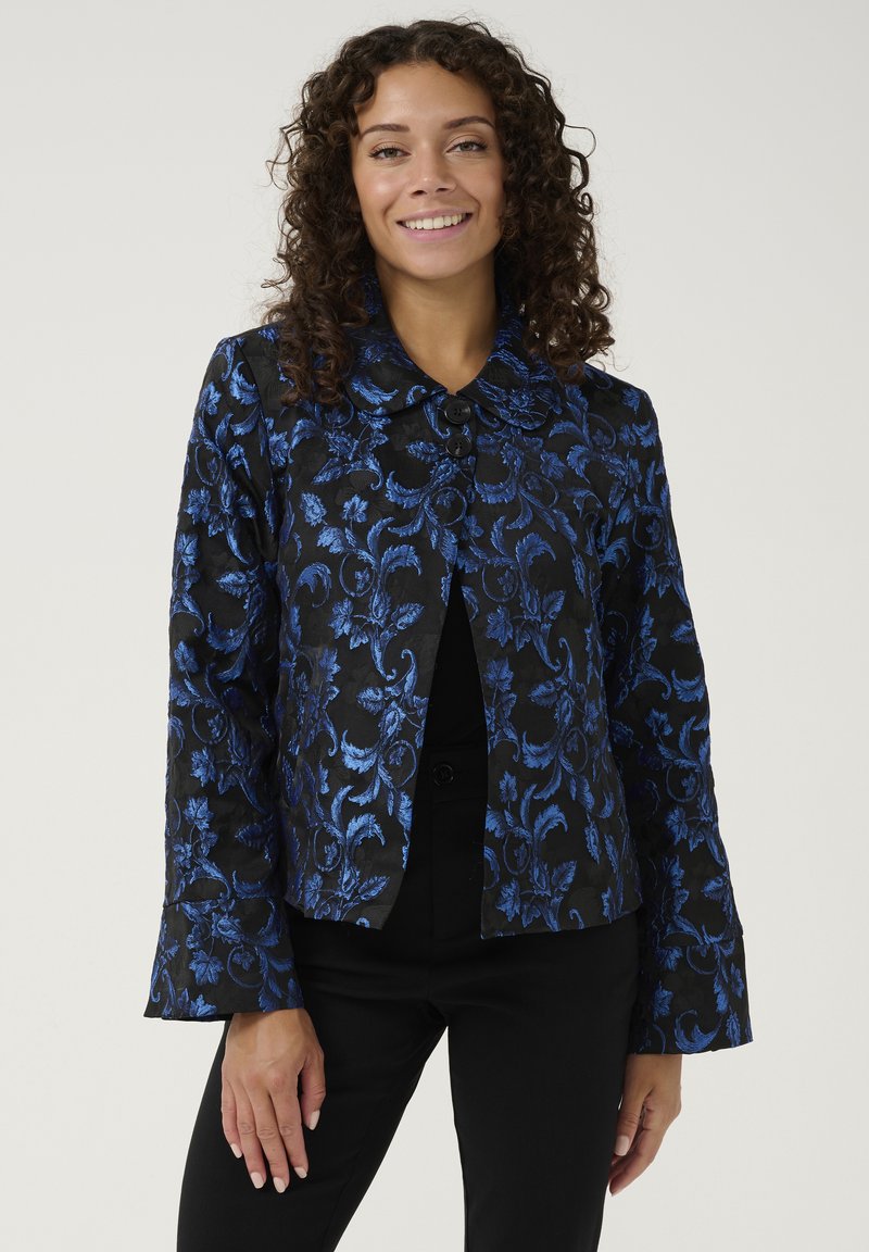 Culture ASTRO - Summer jacket - blue flower/blue - Zalando.ie