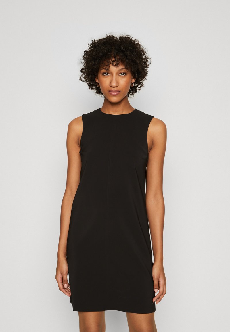 Calvin Klein SHIFT DRESS - Robe en jersey - black/noir - ZALANDO.BE