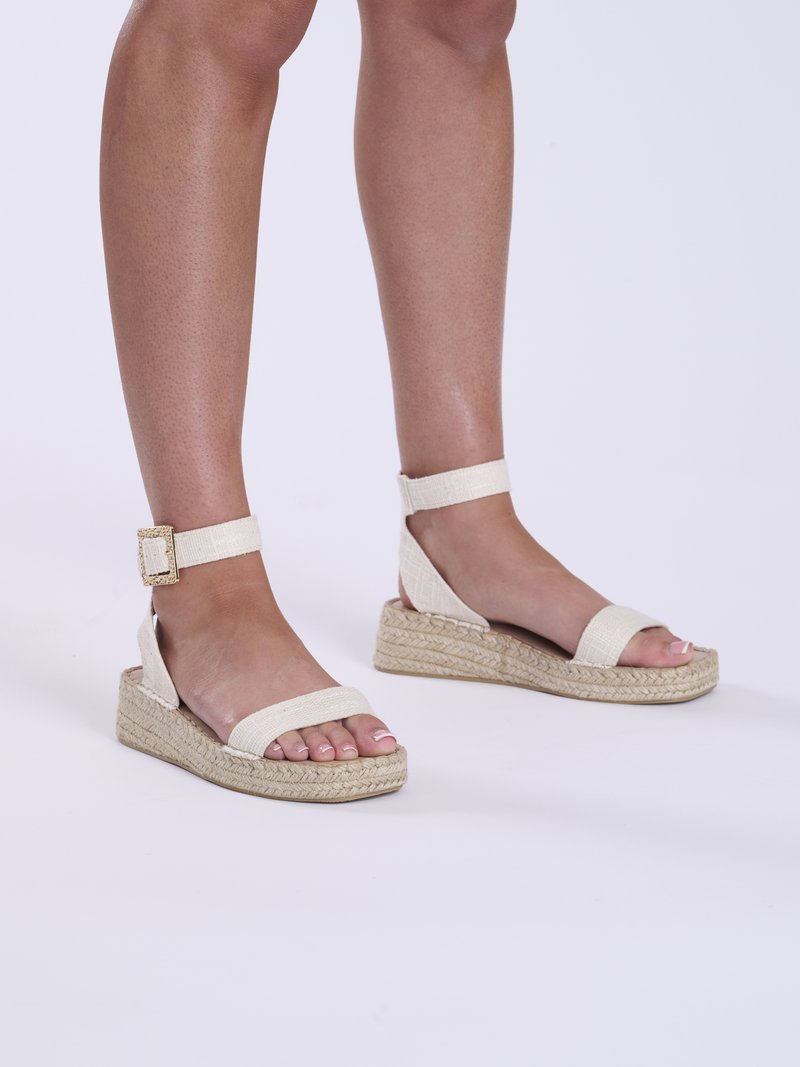 South Beach Espadrilles - cream/off-white - Zalando