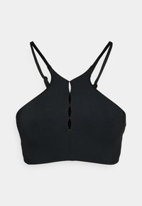 Nike Performance KEYHOLE BRA - Light support sports bra - black - Zalando