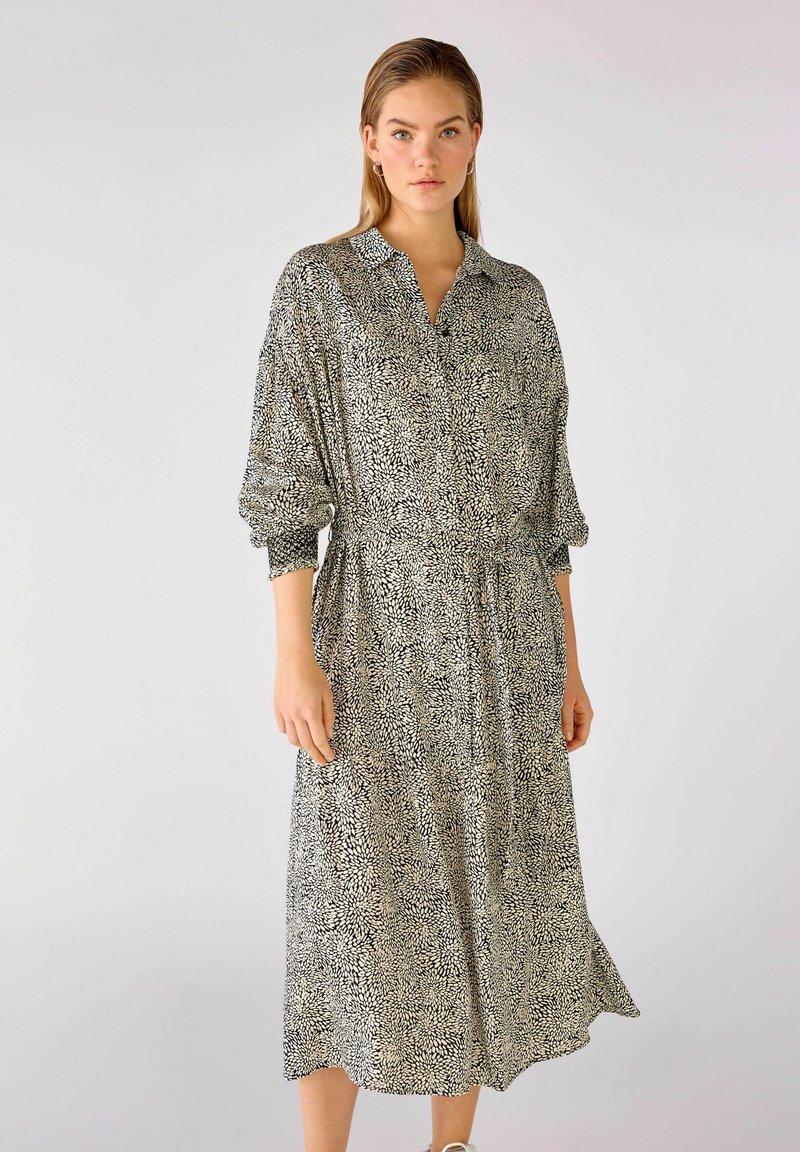 Oui Shirt dress - white black/black - Zalando.de