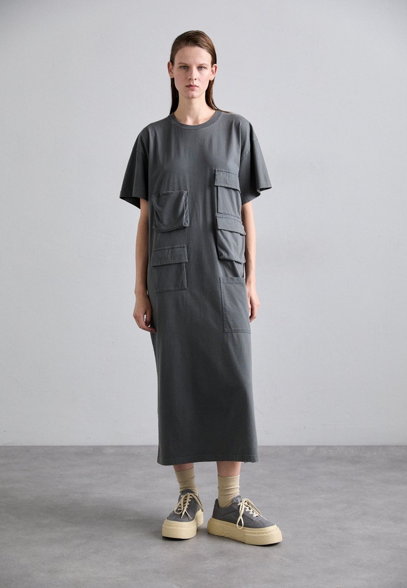 MM6 Maison Margiela MIDI DRESS - Jersey dress - grey - Zalando.ie