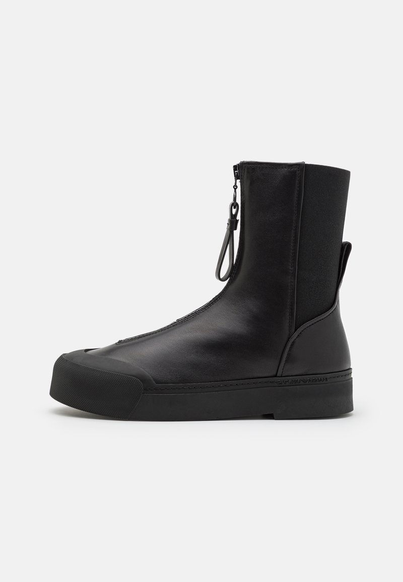 Emporio Armani BOOT - Platform ankle boots - nero/black - Zalando