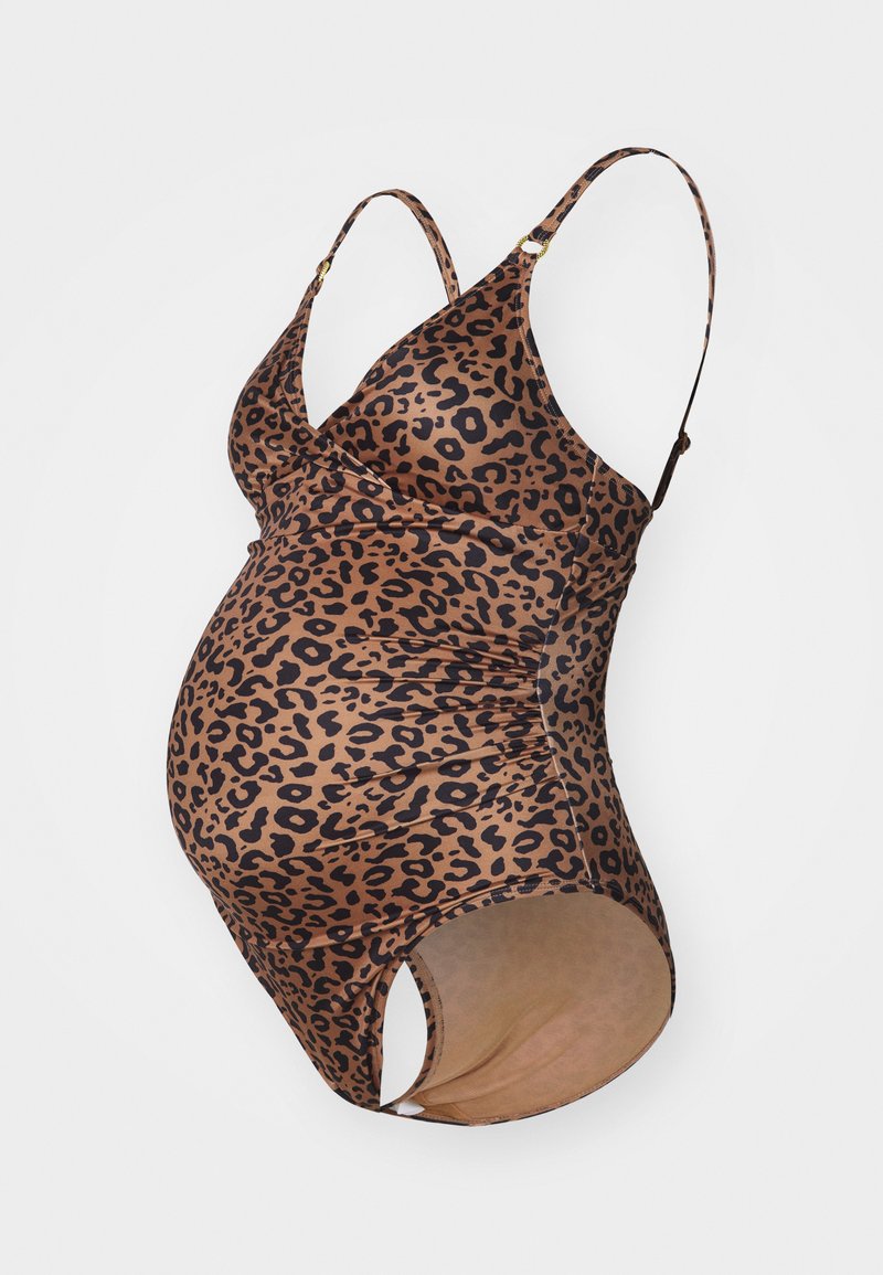 DORINA COMO - Swimsuit - brown/black - Zalando.ie