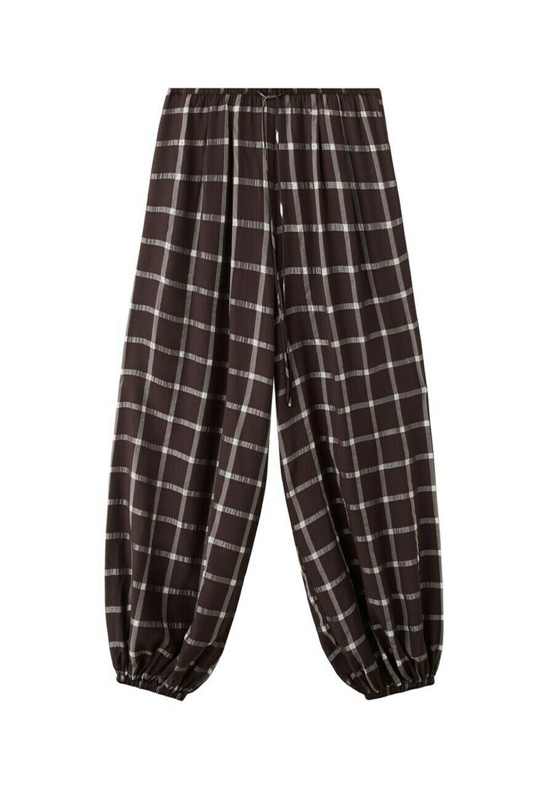 Mango Tracksuit bottoms - burgundy/bordeaux - Zalando