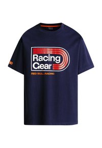 Red Bull Racing x Pepe Jeans GEAR TEE - Print T-shirt - navy/dark blue ...