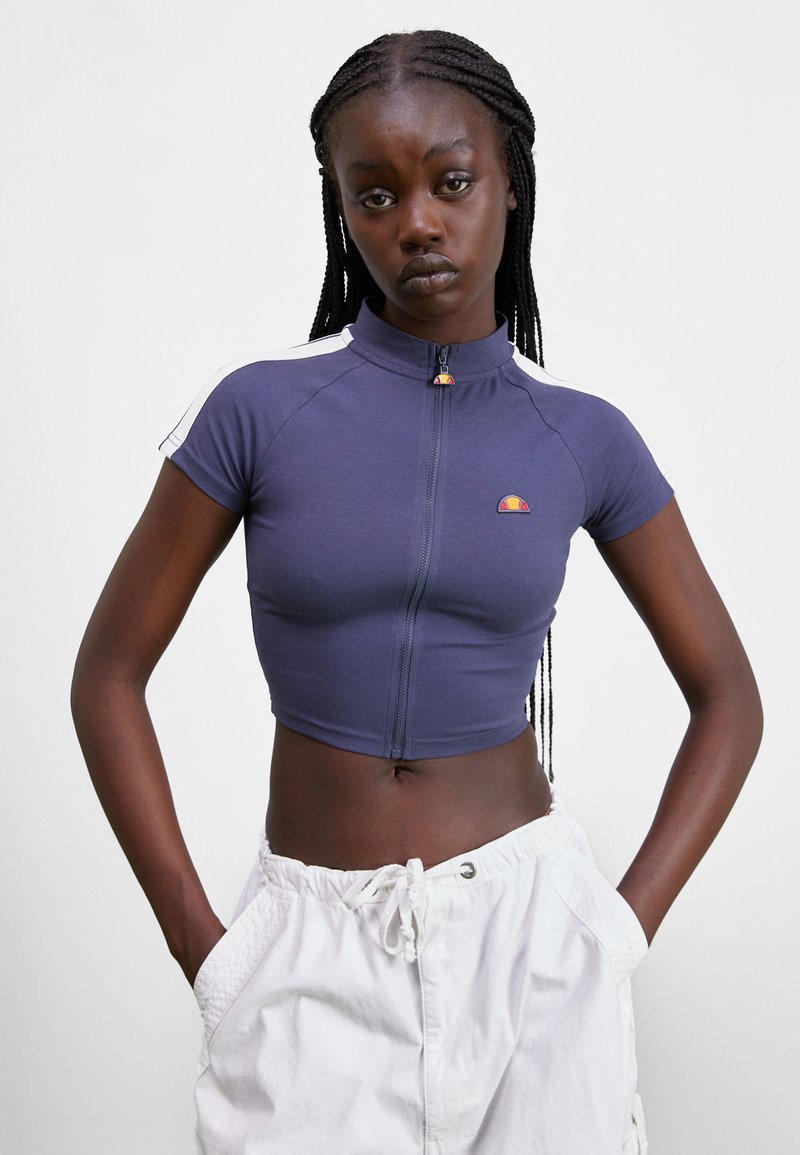 Ellesse MELZA CROP - Cardigan - dark blue - Zalando.co.uk