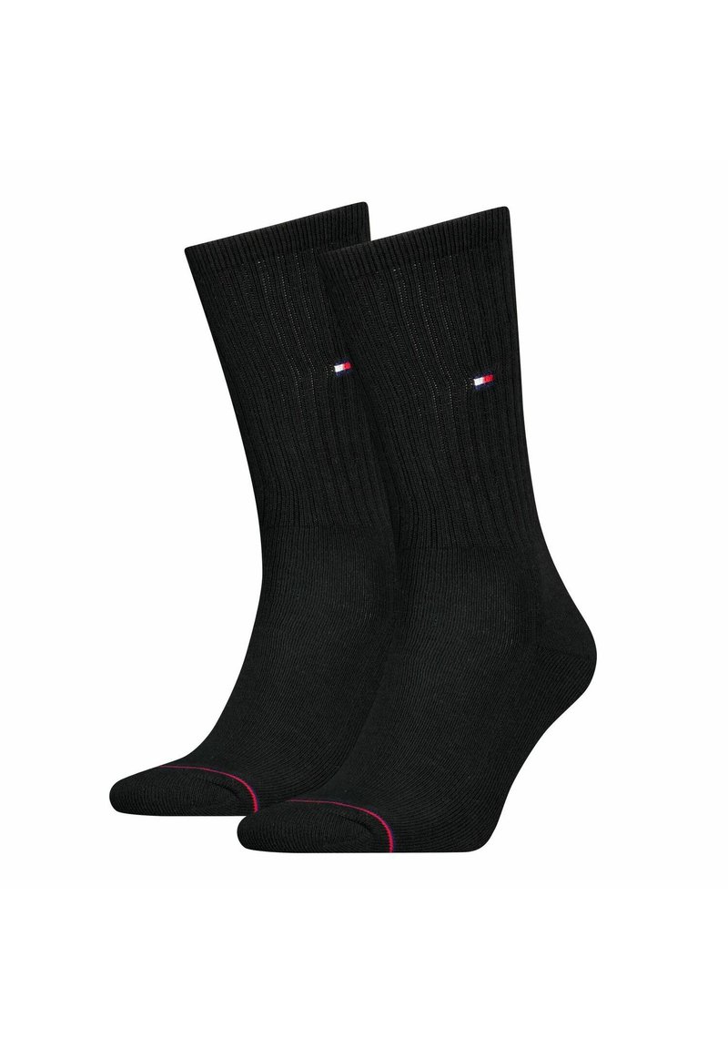 Tommy Hilfiger 4PACK - Sportsocken - Black/schwarz - Zalando