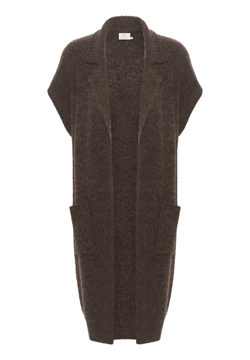 Kaffe KAKARINA AMBER - Vapaa-ajan mekko - black and brown animal print ...