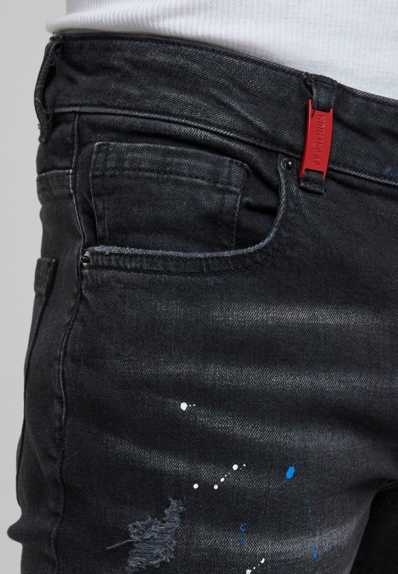 2Y Premium LEONARDO SLIM FIT - Džíny Slim Fit - black/černá - Zalando.cz