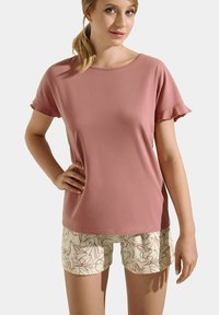 Lisca MANCHES COURTES NINA LISCA - Pyjama - rose - ZALANDO.FR