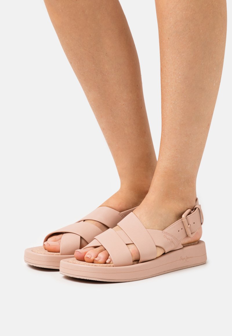 Pepe Jeans SUMMER - Riemensandalette - pale/rosa - Zalando.at