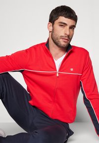 Champion FULL ZIP SUIT - Trainingspak - red/black/white/rood - Zalando.nl