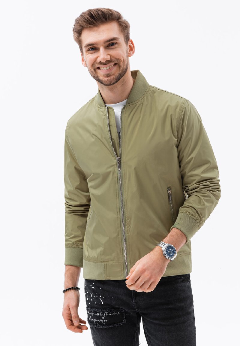 Ombre Bombertakki - green/vihreä - Zalando.fi