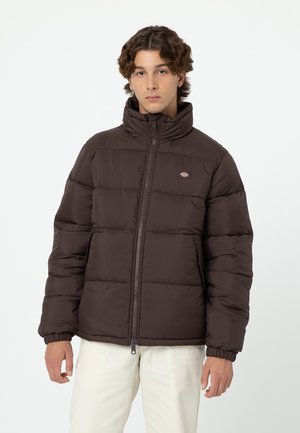 Pegador SOLIN CRUSHED PUFFER JACKET - Winter jacket - mud beige/beige ...