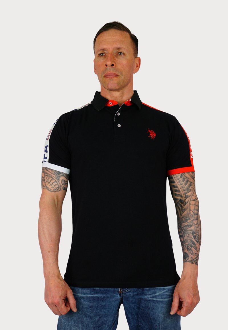 U.S. Polo Assn. Bluză polo - schwarz/negru - Zalando.ro