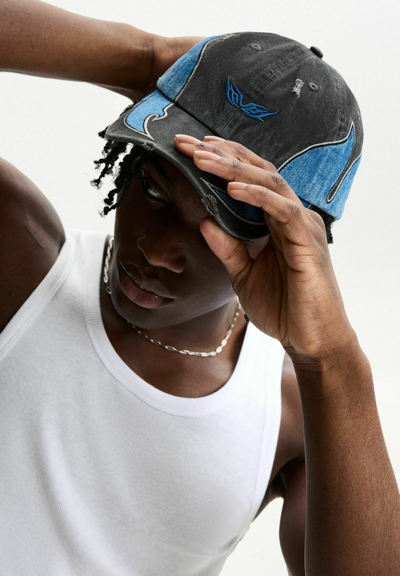 Bershka ACID - Cap - black - Zalando.ie