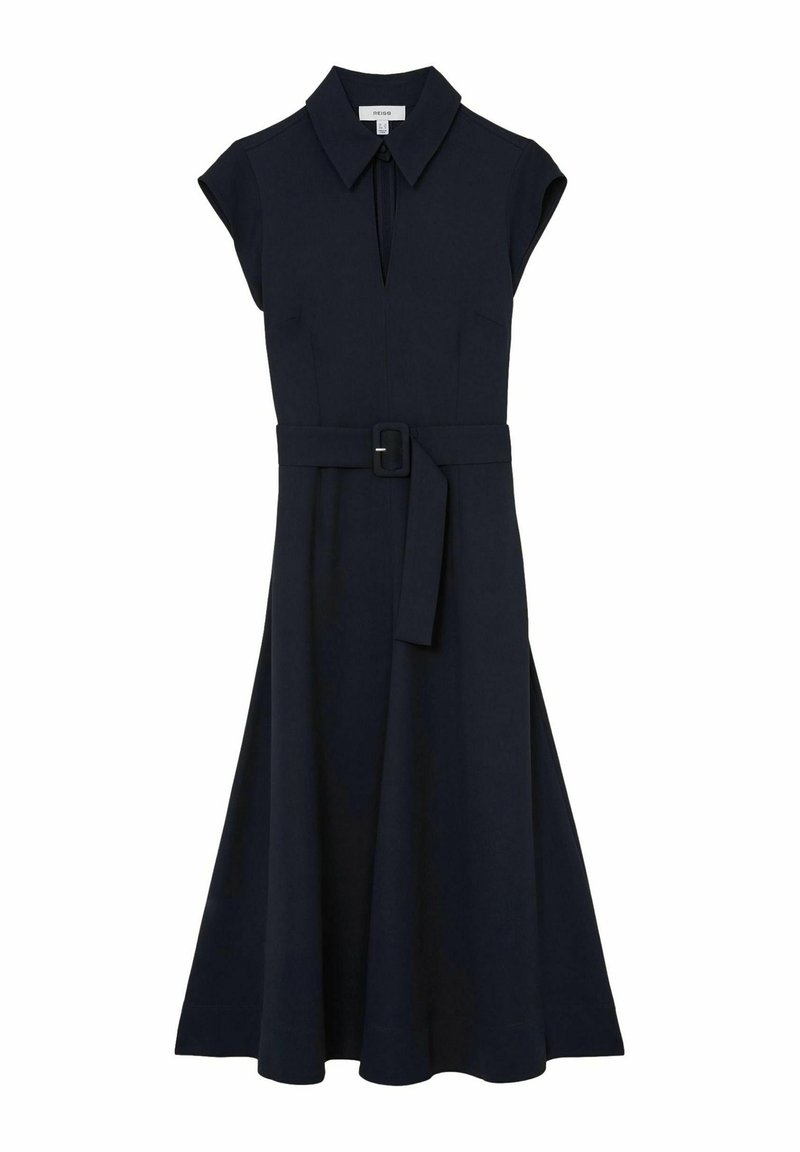 Reiss REGULAR FIT - SLOANE COLLARED BELTED MIDI DRESS . - Skjortekjole ...