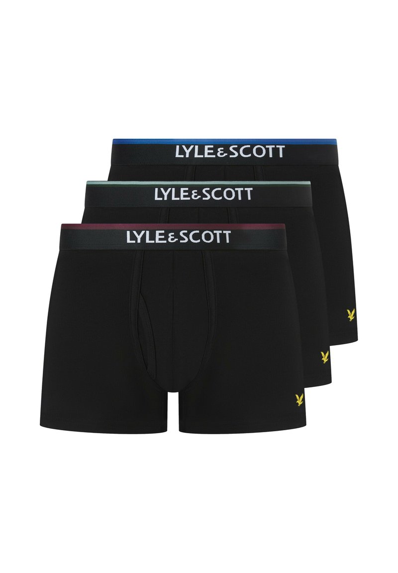 Lyle & Scott 3-PACK - Chiloți boxer - schwarz/negru - Zalando.ro