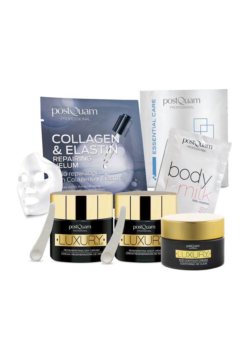 PostQuam POSTQUAM SKIN CARE LUXURY GOLD EYE CONTOUR 15ML - Zestaw do ...
