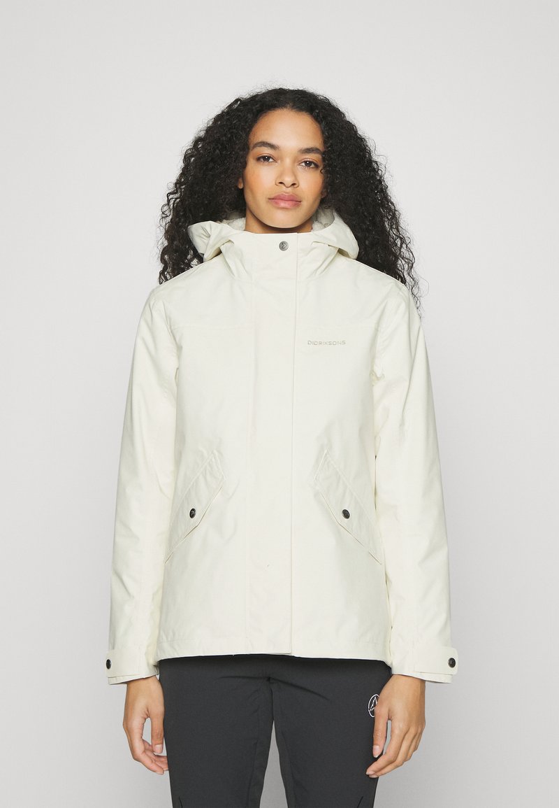 Didriksons SOFIA - Giacca hard shell - cream white/avorio - Zalando.it