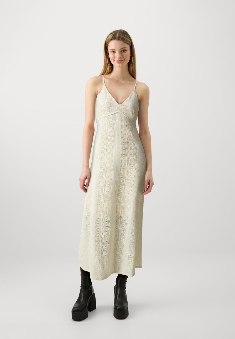 Object OBJNINA SINGLET DRESS - Maxi dress - sandshell/sand - Zalando