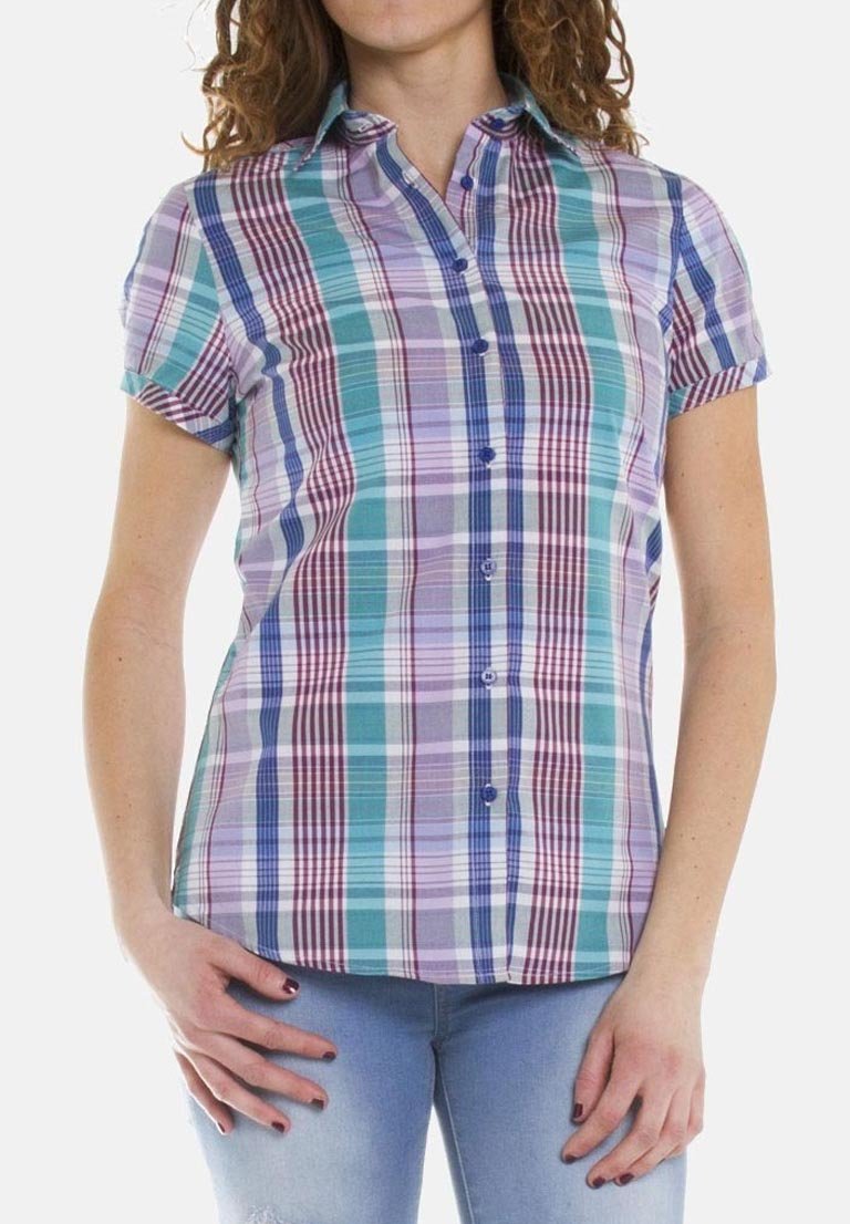 Carrera Jeans Chemisier Fantasia Quadri Multicolore Multicolore