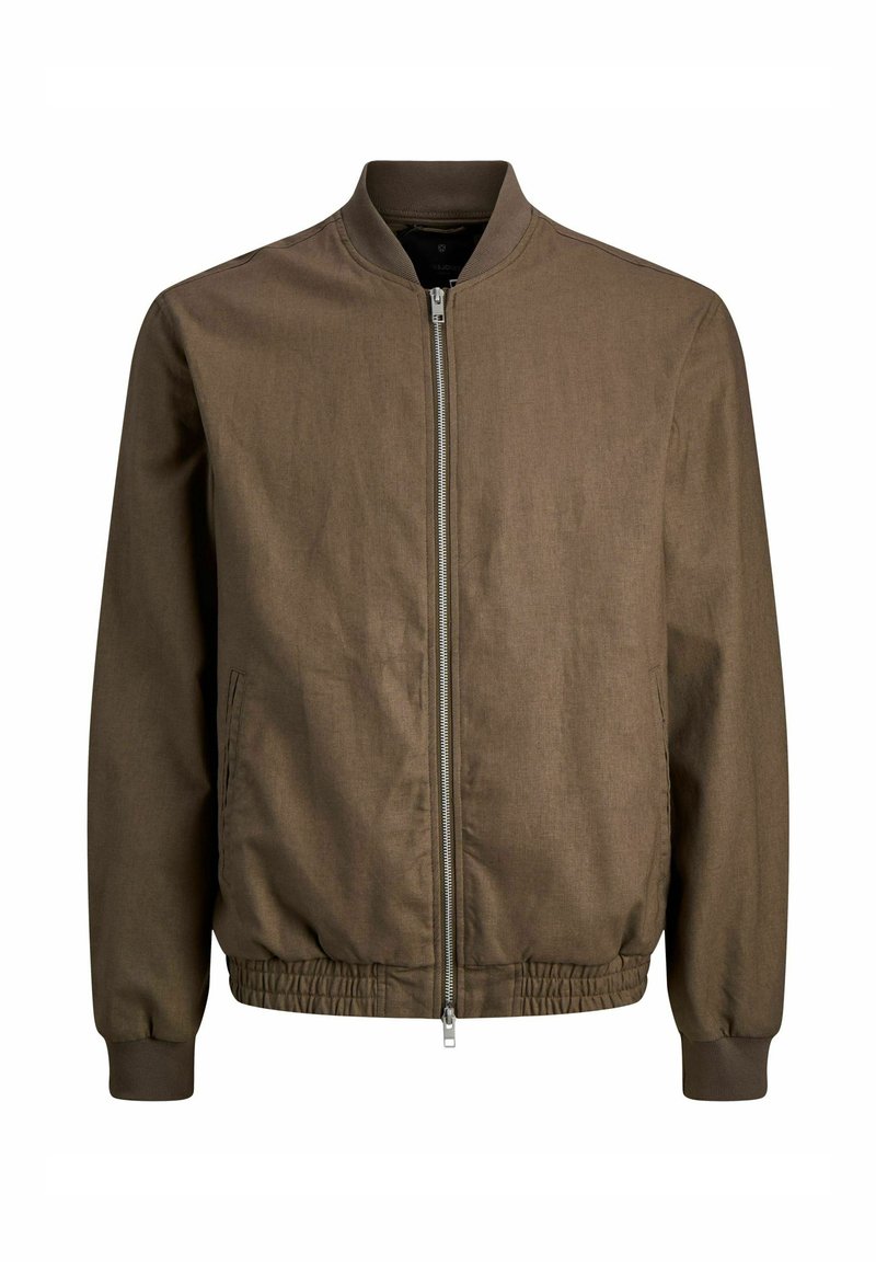 Jack & Jones PREMIUM Bomber Bomber - Bomber bunda - morel/olivová ...