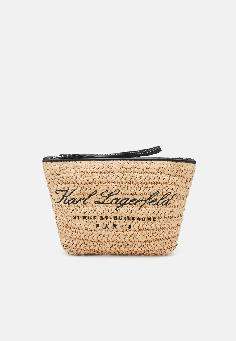 KARL LAGERFELD HOTEL KARL BEACH POUCH - Beach accessory - natural/beige ...