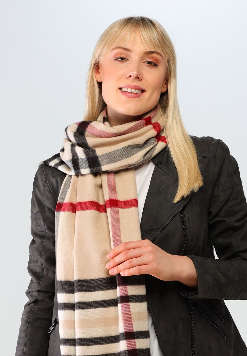FRAAS FRAAS PLAID CASHMINK - MADE IN GERMANY - Schal - beige - Zalando.de