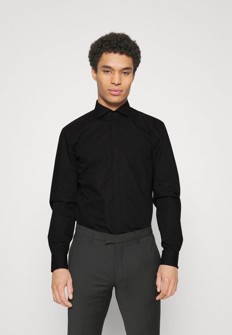 HUGO KATTHEW - Formal shirt - black - Zalando.co.uk