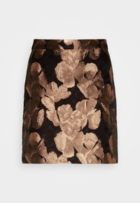 Selected Femme SLFTRIANA SHORT SKIRT - Mini skirt - java/brown - Zalando.ie