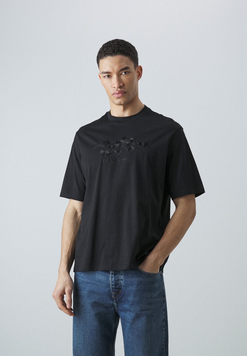 Emporio Armani Print T-shirt - nero/black - Zalando