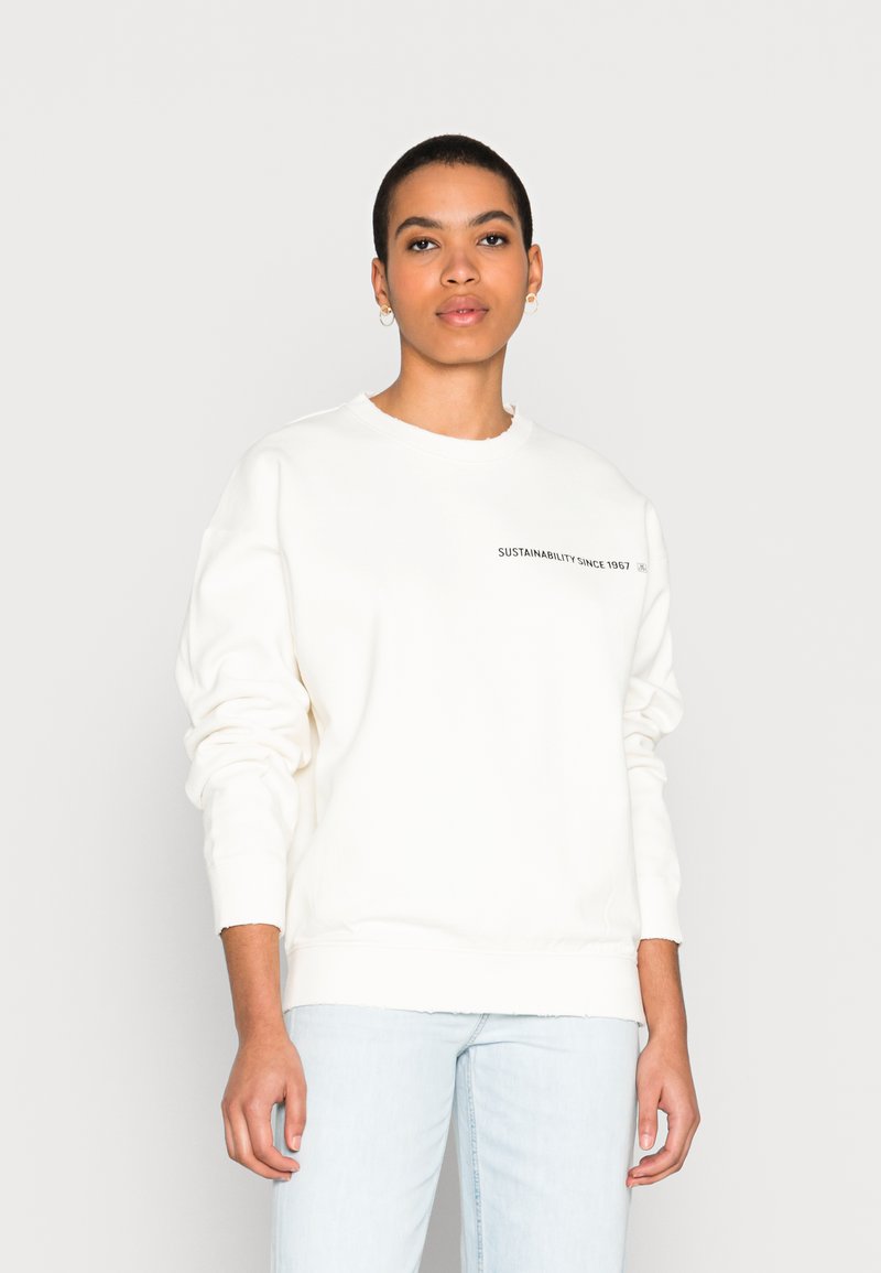 Marc O'Polo HERITAGE EARTH DAY - Sweatshirt - off white/multi-coloured ...