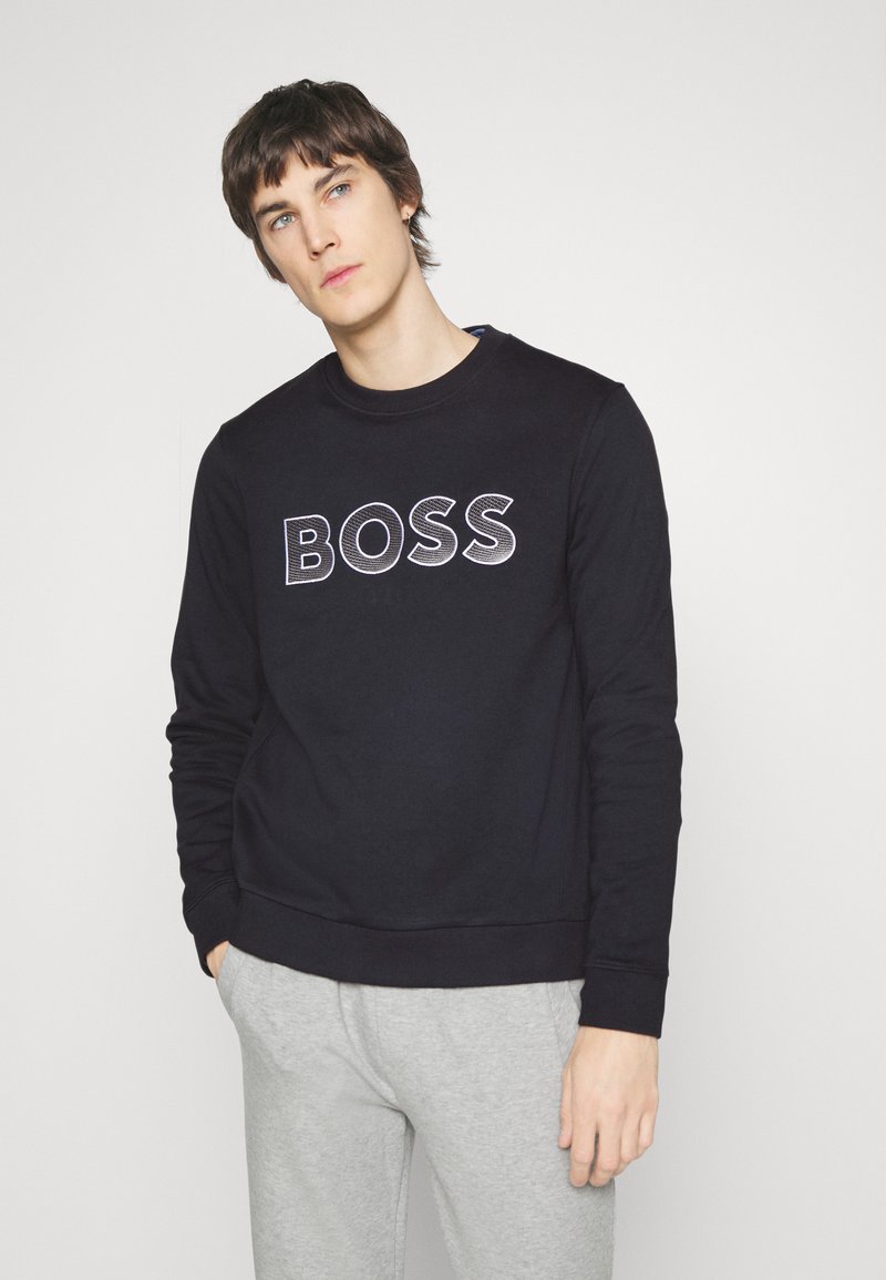 BOSS SALBO - Sweatshirt - dark blue/dunkelblau - Zalando.ch