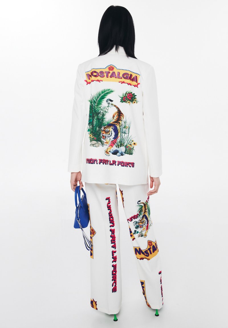 Twist REGULAR FIT SLOGAN PATTERN - Blazer - white/weiß - Zalando.at