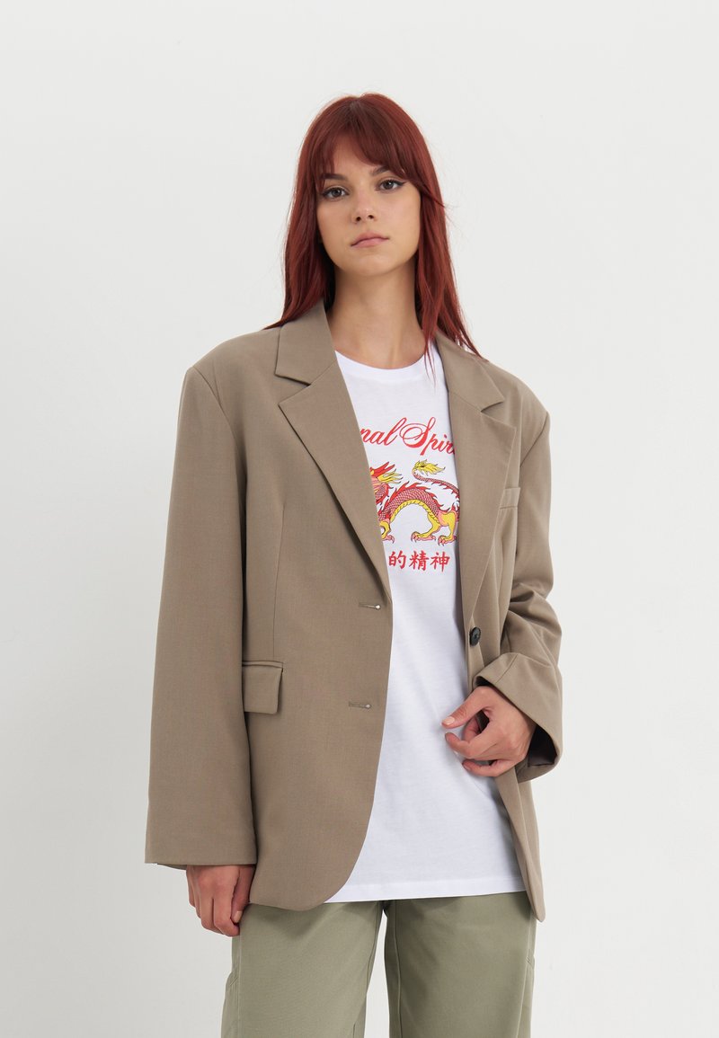 Even&Odd Blazer - taupe/marrón topo - Zalando.es