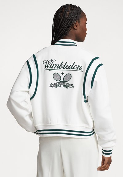 Polo Ralph Lauren WIMBLEDON DOUBLE KNIT BOMBER JACKET - Sweatjacke ...