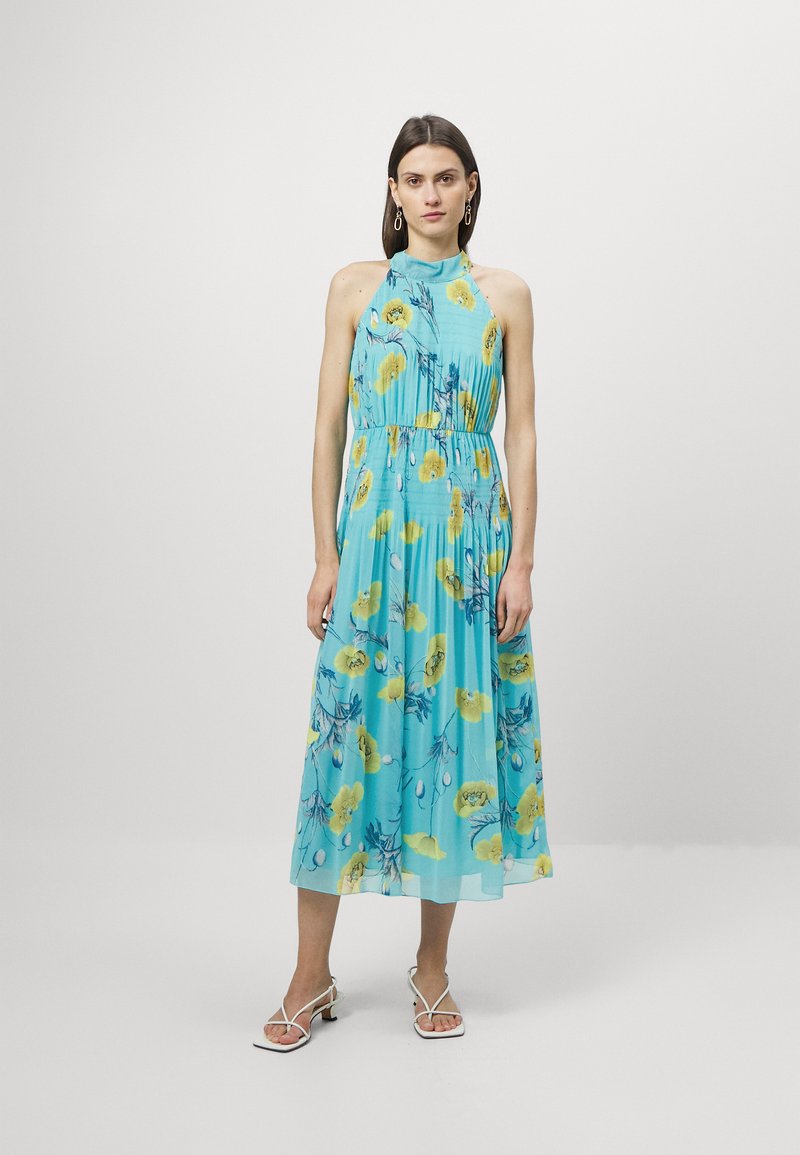 Diane von Furstenberg LUPIN DRESS - Day dress - poppy turquoise/blue ...
