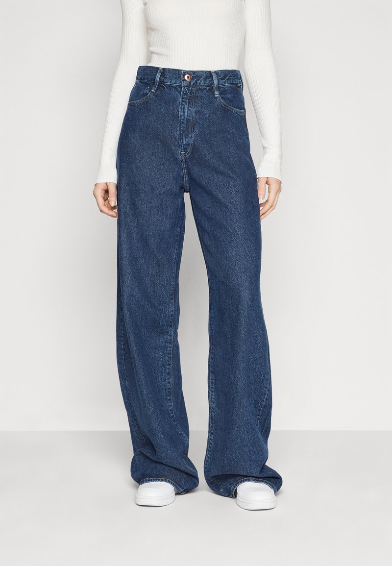 G-Star DECK HIGH LOOSE - Relaxed fit jeans - blue pool/dark-blue denim ...