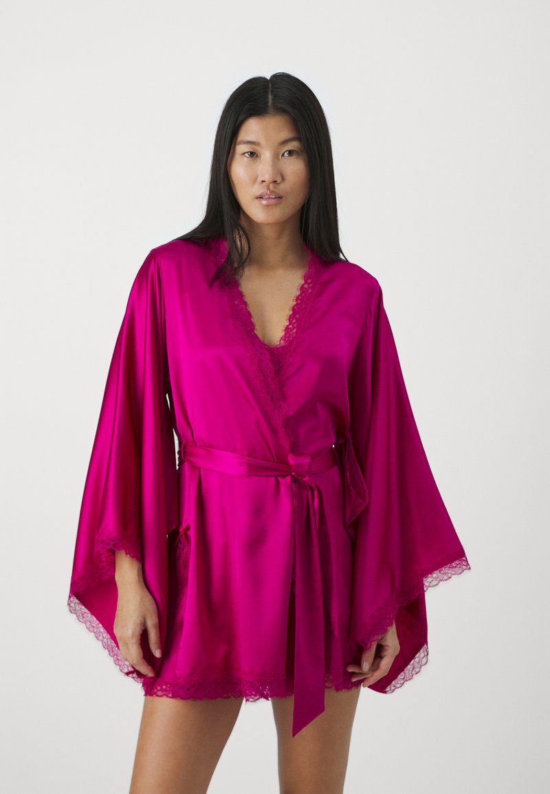 Agent Provocateur GISELE SHORT KIMONO - Dressing gown - pink - Zalando.ie