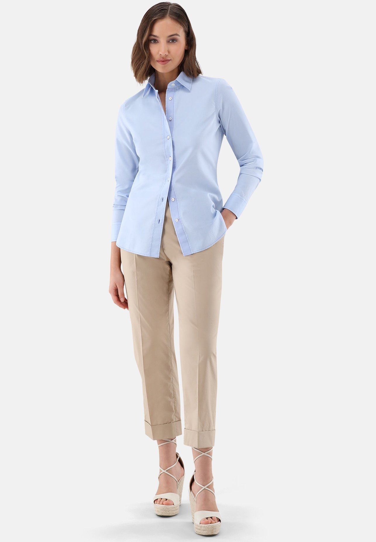 van Laack LOAS-SVPK - Hemdbluse - bleu/hellblau - Zalando.ch