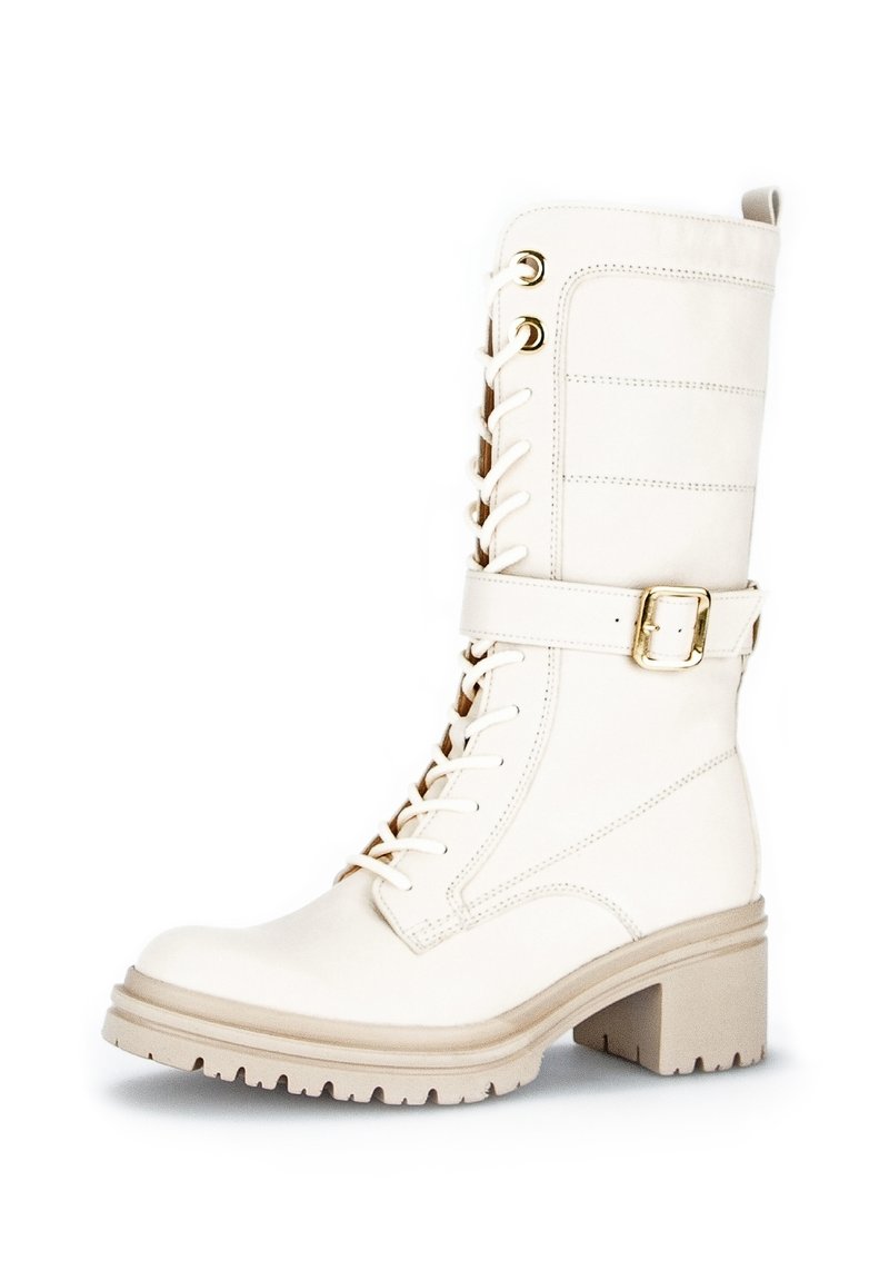 Gabor COMBAT - Cowboy/Biker boots - beige - Zalando