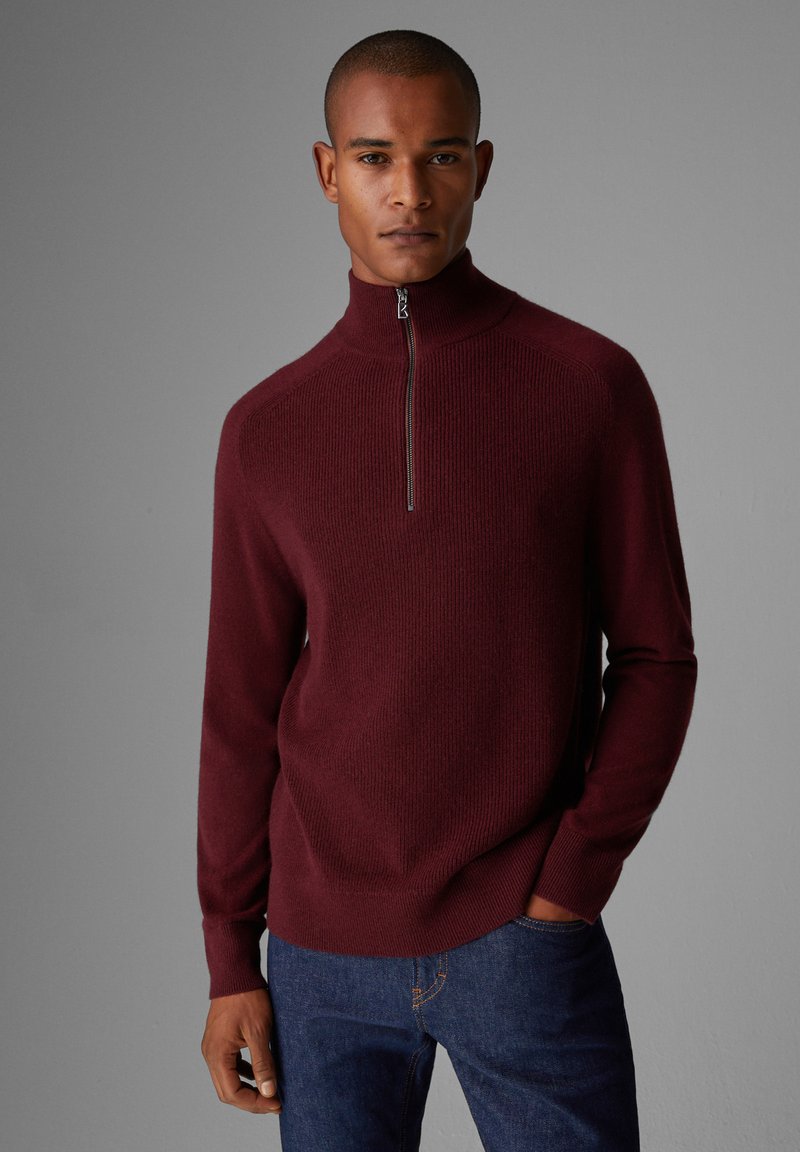 Bogner TROYER DEREK - Strickpullover - bordeaux - Zalando.de