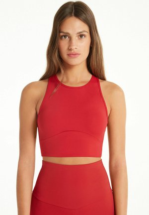 Gorilla Wear ZION CROP - Top - red/rot - Zalando.de