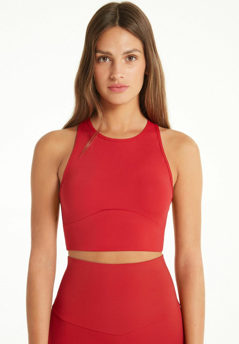 Tezenis SLEEVELESS - Top - rot v red university/rojo jaspeado - Zalando.es