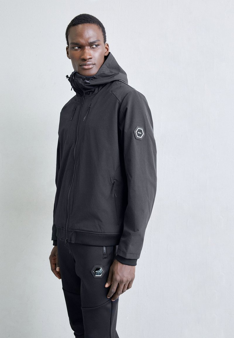BALR. ALEC HOODED JACKET - Leichte Jacke - jet black/schwarz - Zalando.ch