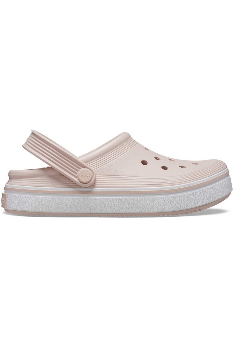 Crocs OFF COURT - Teenslippers - quartz/crème - Zalando.nl