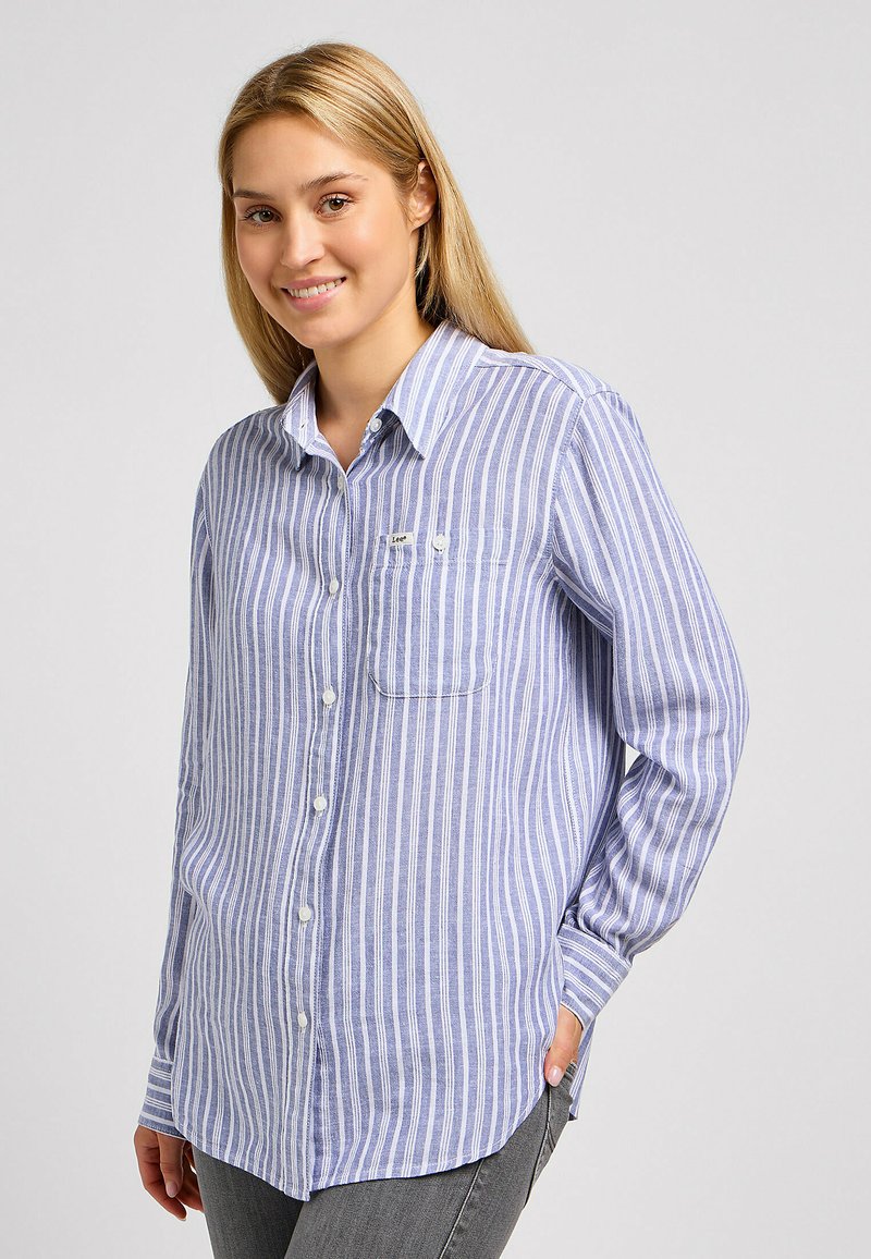 Lee Camisa - surf blue/azul - Zalando.es