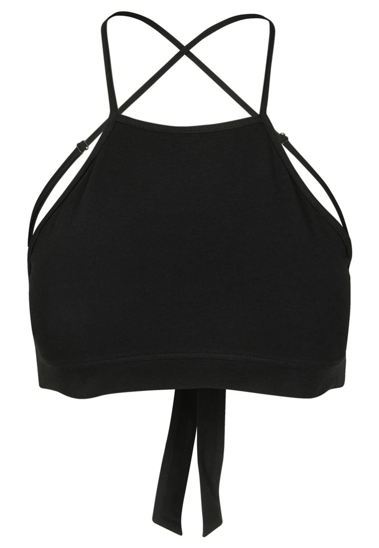 Urban Classics LADIES TRIANGLE TOP - Top - black - Zalando.ie